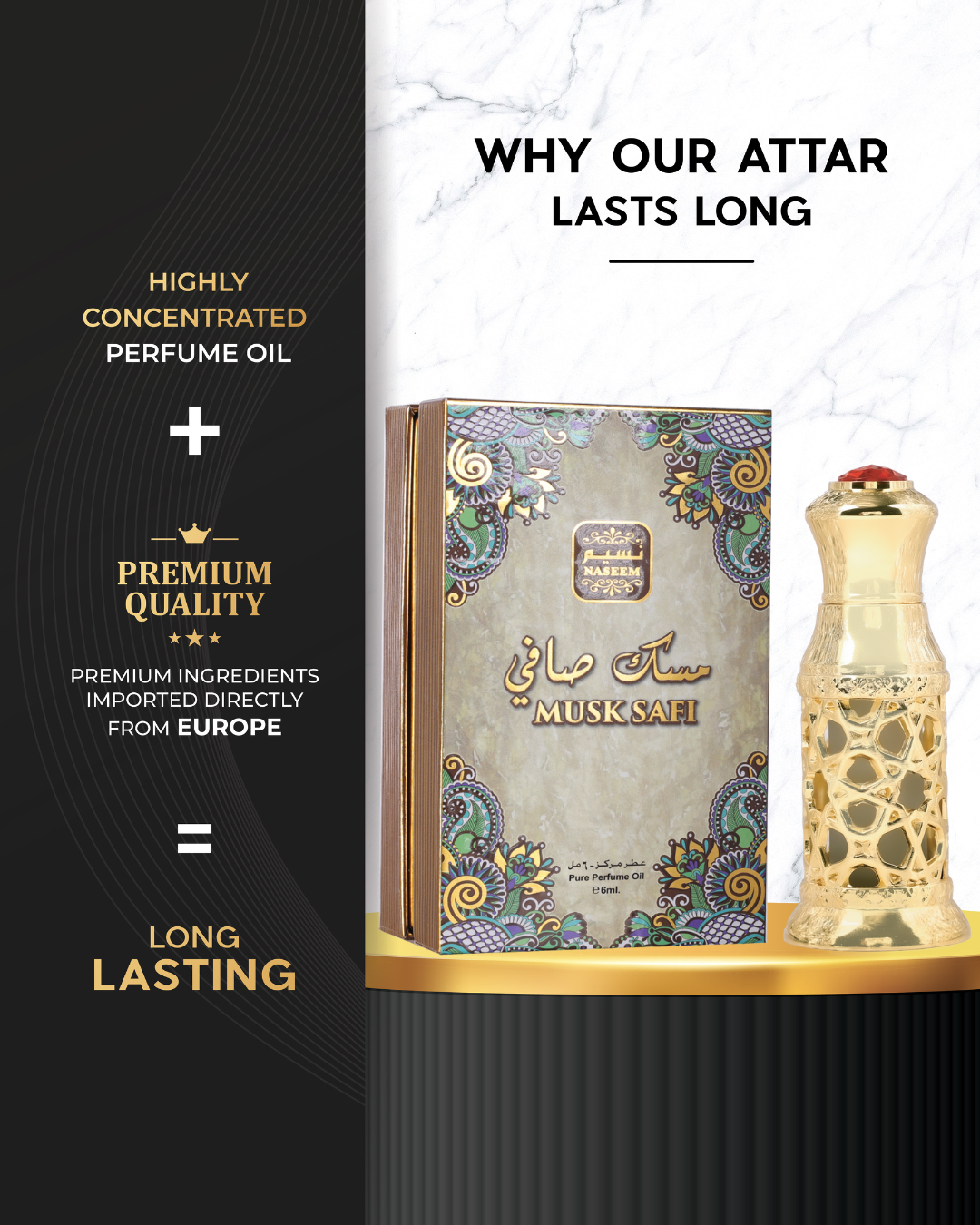 Musk Safi 6ML Perfume Oil | Naseem Perfume Kuwait – Naseem Perfume - Kuwait